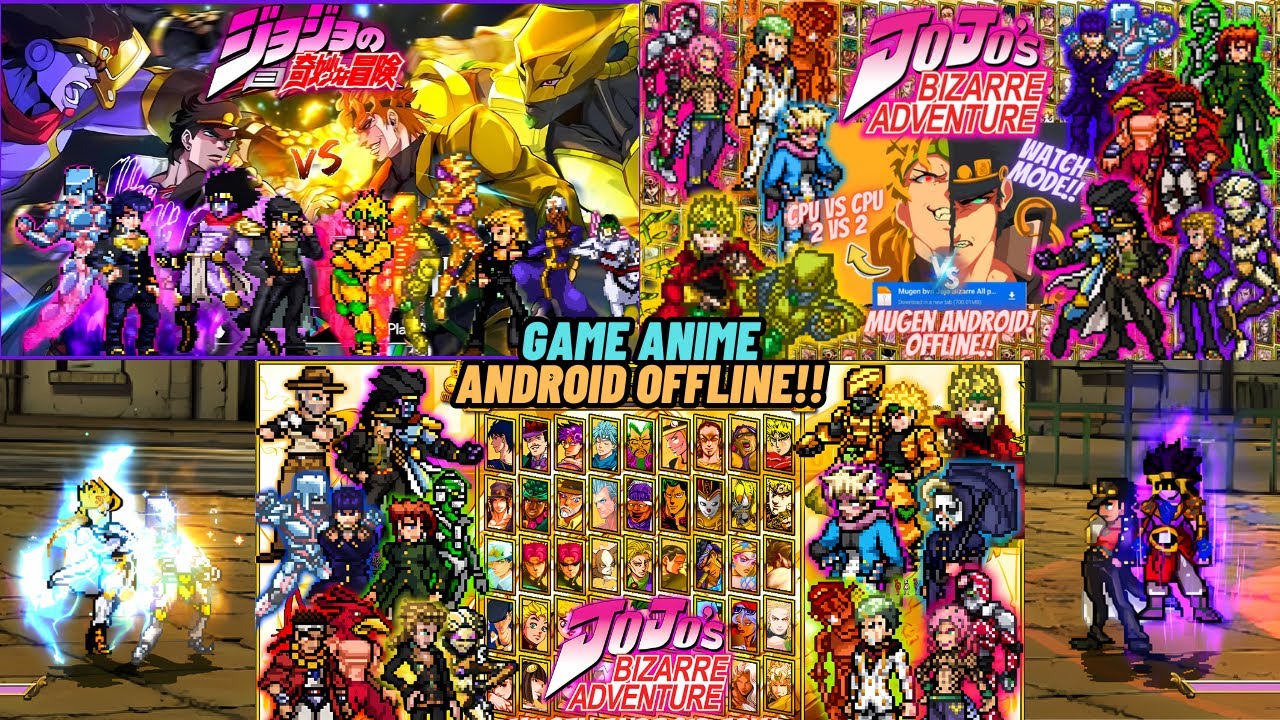 NEW UPDATE!! Jojo's Bizarre Adventure Mugen Android - OFFLINE Watch ...