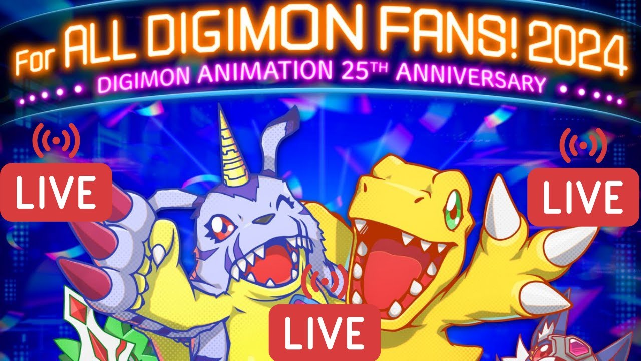 🔴 LIVE NOW: Digimon Con: Celebrating 25 Years of Digital Adventures ...