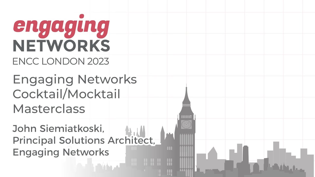 Engaging Networks Cocktail - Mocktail Masterclass - YouTube