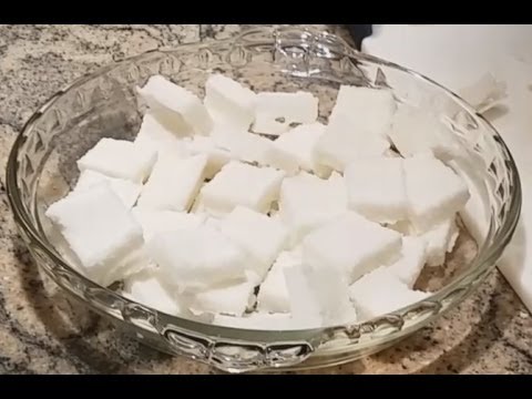How To Make White Sugar Cubes At Home - YouTube