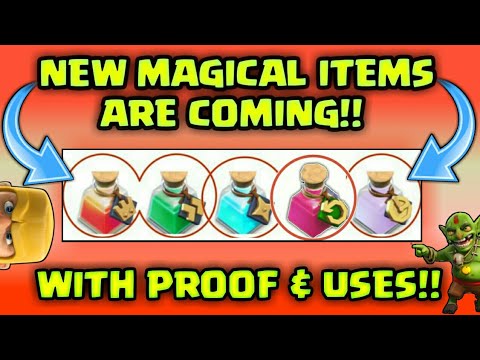 NEW MAGICAL ITEMS ARE COMING😍||SUMMER UPDATE COC😎||NEW MAGICAL POTIONS ...
