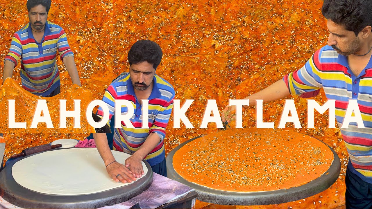 Lahori Katlama, Data Darbar Lahore | Deep Fried Desi Pizza | Katlama ...