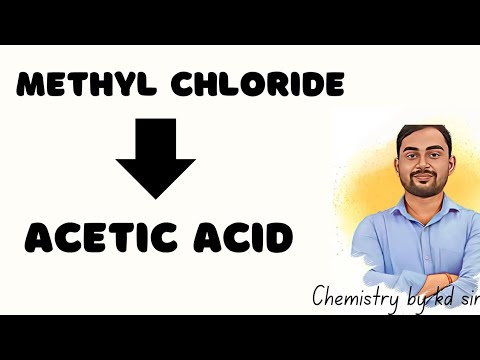 methyl chloride to acetic acid class 12 #conversion #chemistry - YouTube