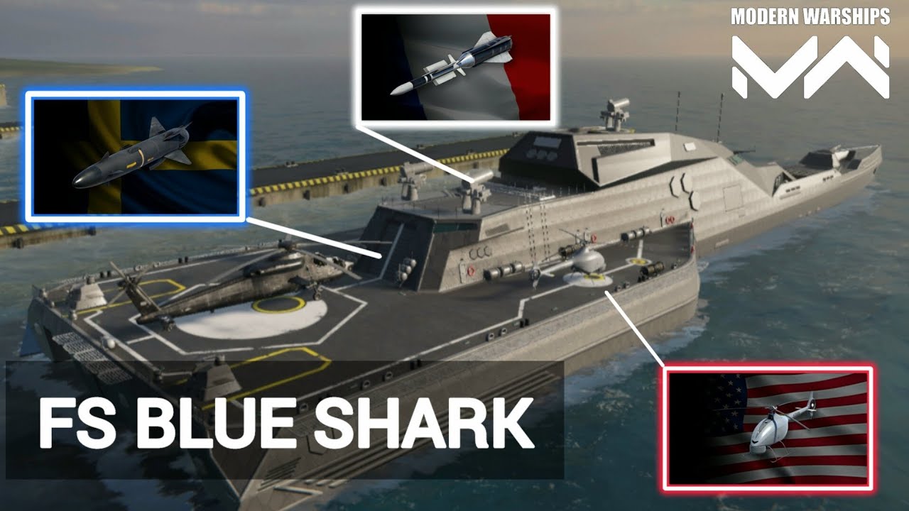 Modern Warships | FS Blue Shark | Ship Test & Review - YouTube