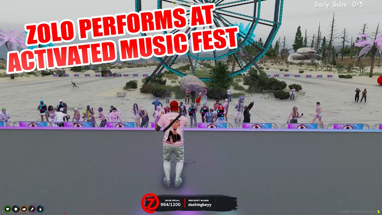 Zolo Performs At ACTIVATED MUSIC FEST!! 🔥 | Prodigy RP | GTA | CG - YouTube