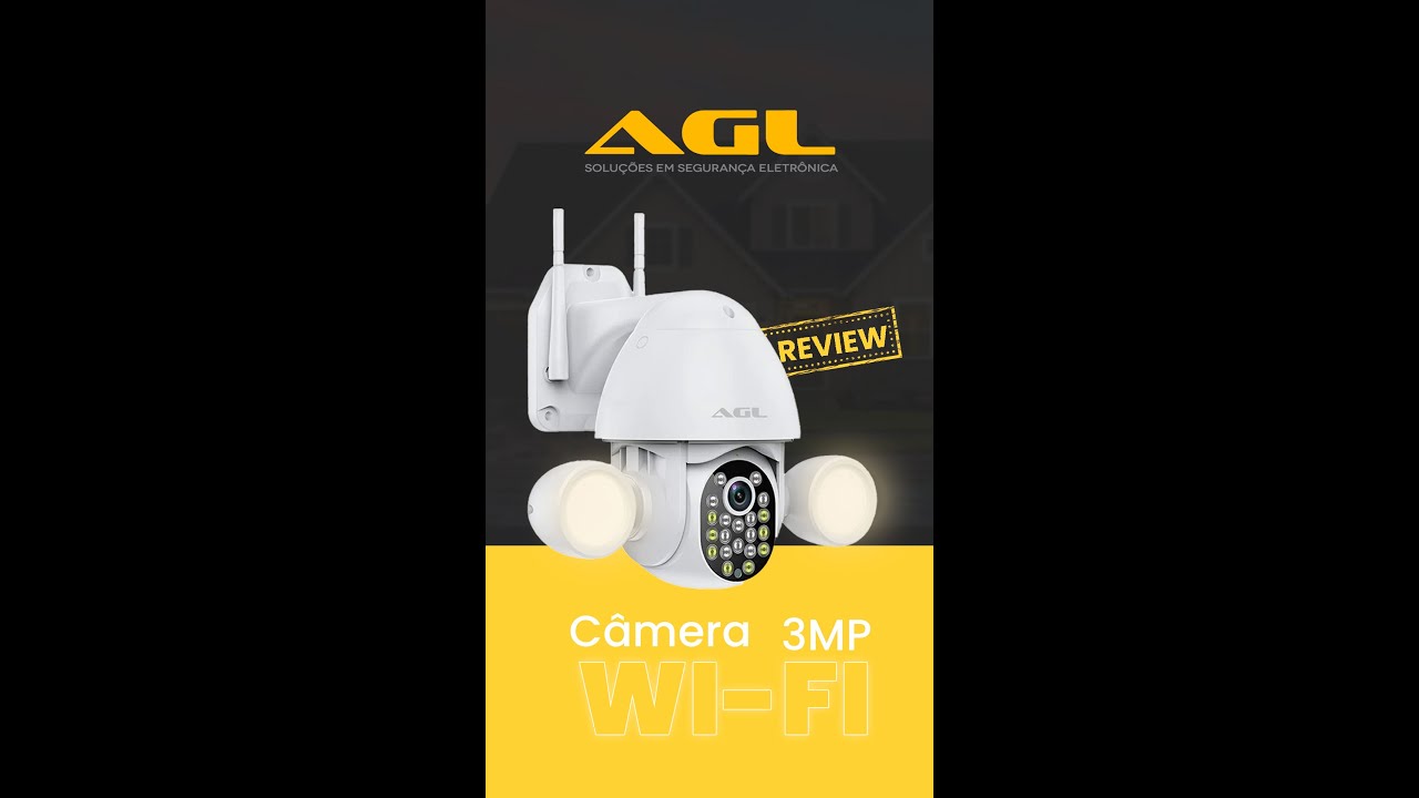 Câmera IP Wifi AGL 3mp - YouTube
