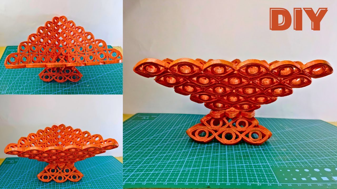 Only From Newspapers | Make a Beautiful Jewelry Basket From Newspaper ...