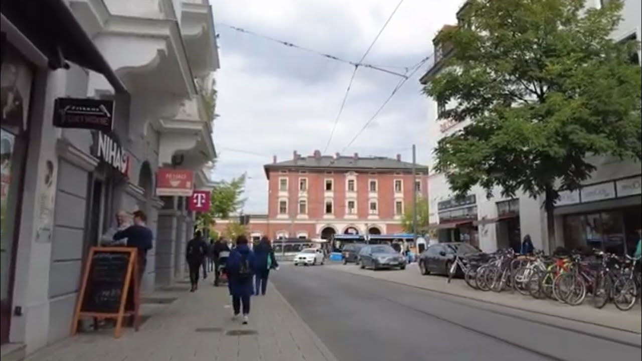 🇩🇪Munich-Pasing Walk 2021 - A lively town of its own/ Germany - YouTube