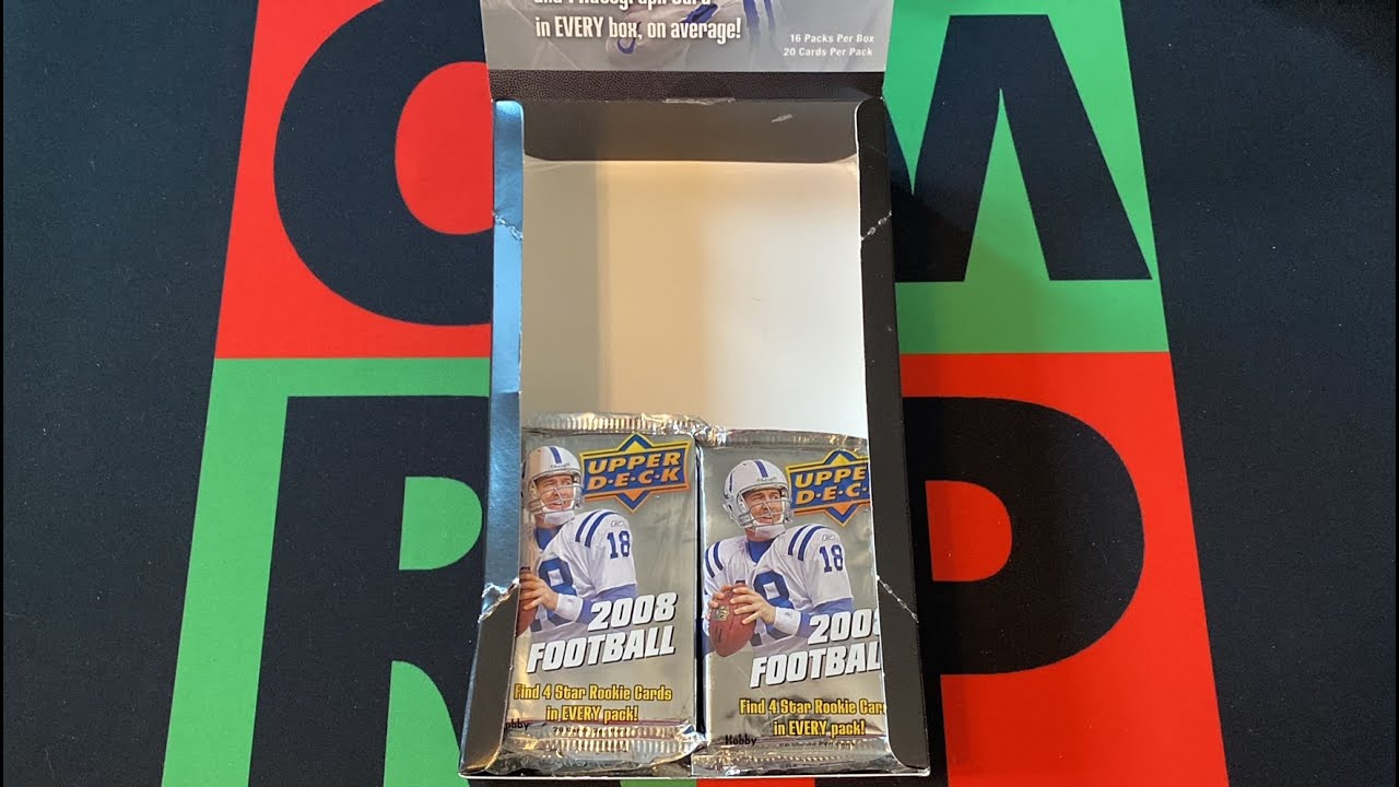2008 Upper Deck NFL Football Hobby Box Part 3! 🏈 - YouTube