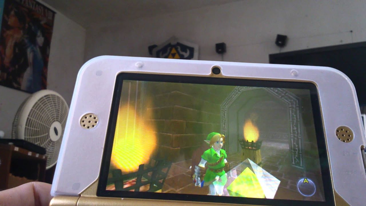 Zelda Ocarina of Time 3DS Ganon's Castle without fire arrows - YouTube