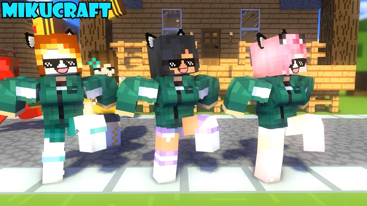 adambarai squid game aphmau happy friends - minecraft animation # ...