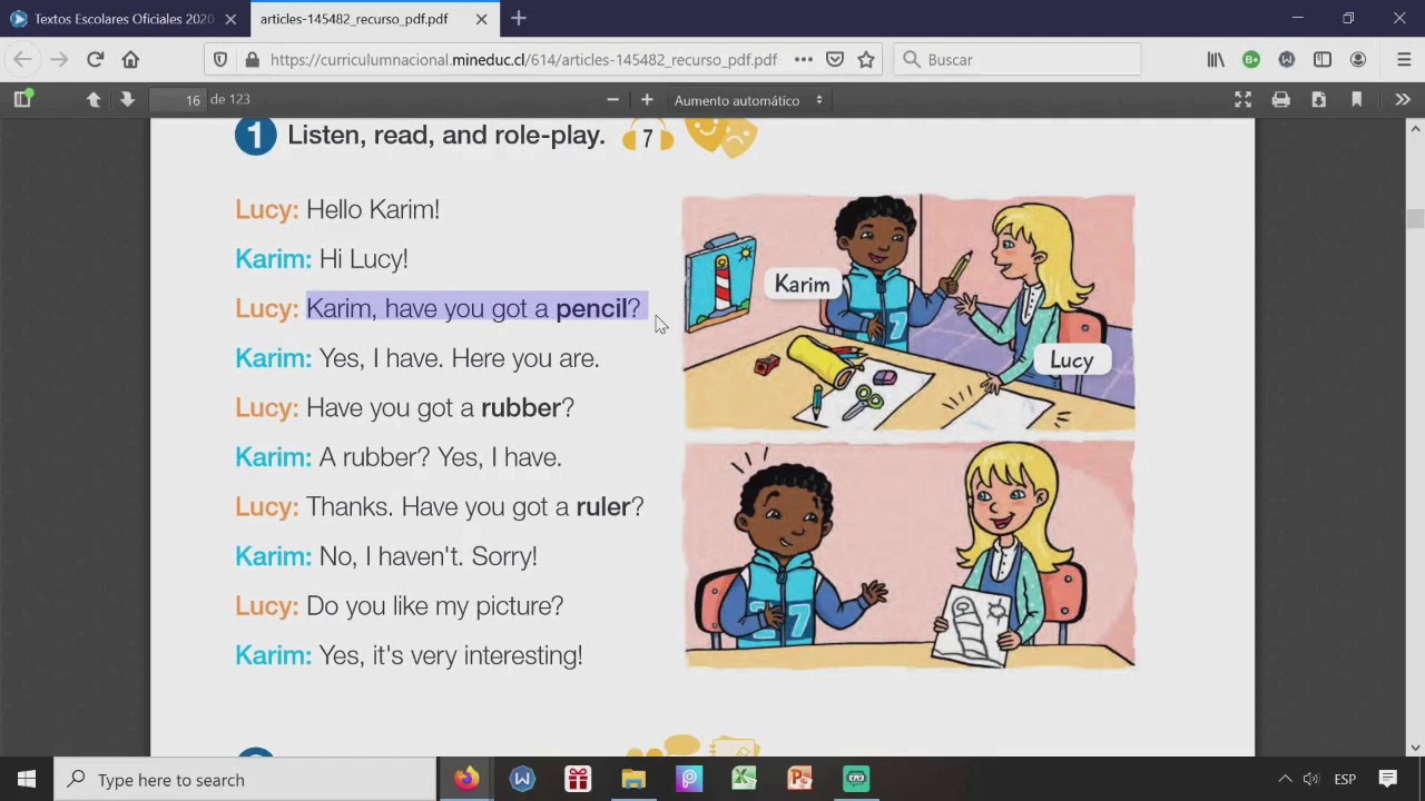 Tercero básico, inglés, Student's Book - YouTube