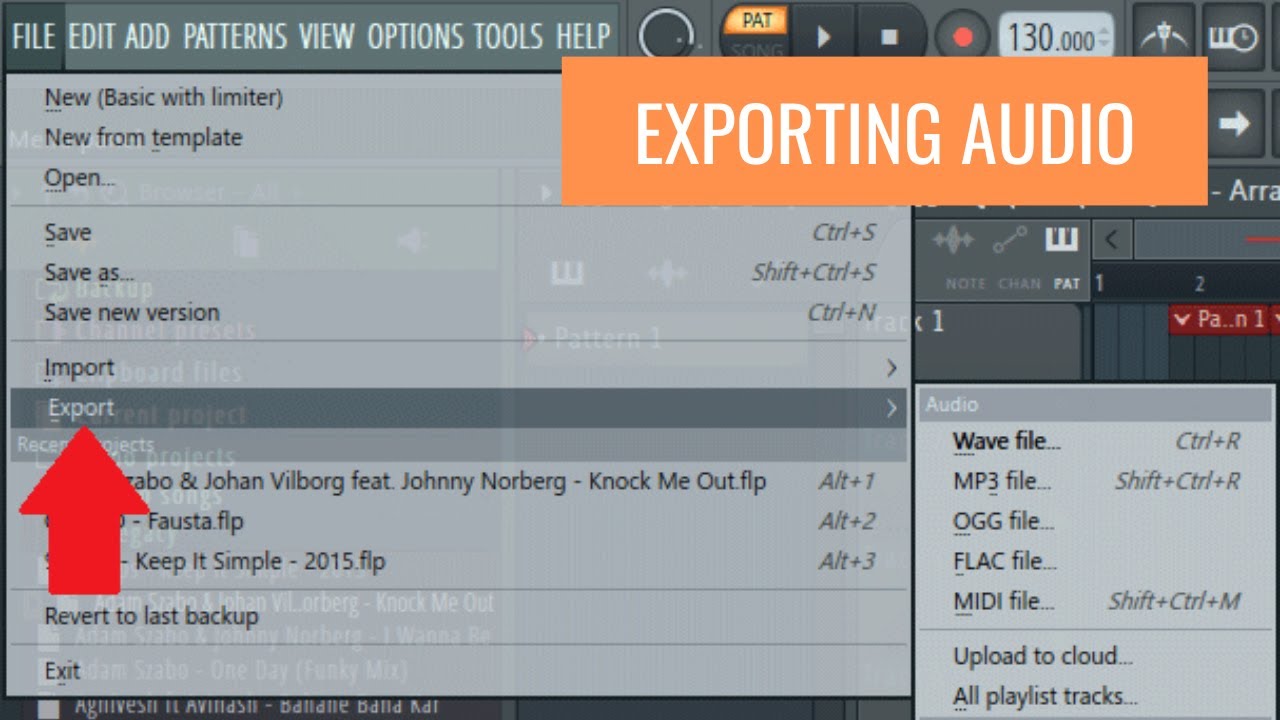 Exporting Audio out FL Studio | FL Studio Tutorials - YouTube