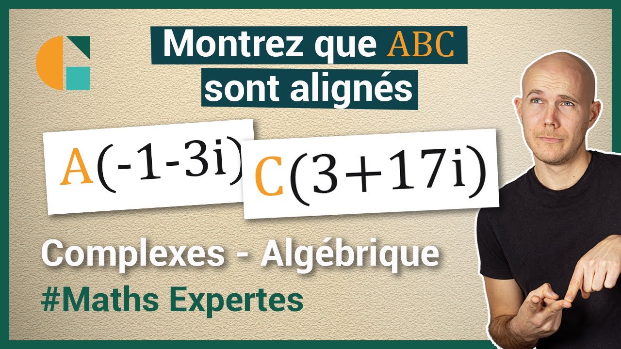 Démontrer que des points complexes sont alignés - Exercices corrigés ...