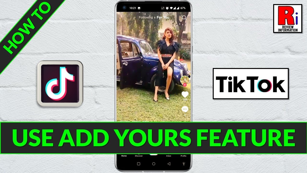 How to Use Add Yours Feature on TikTok - YouTube