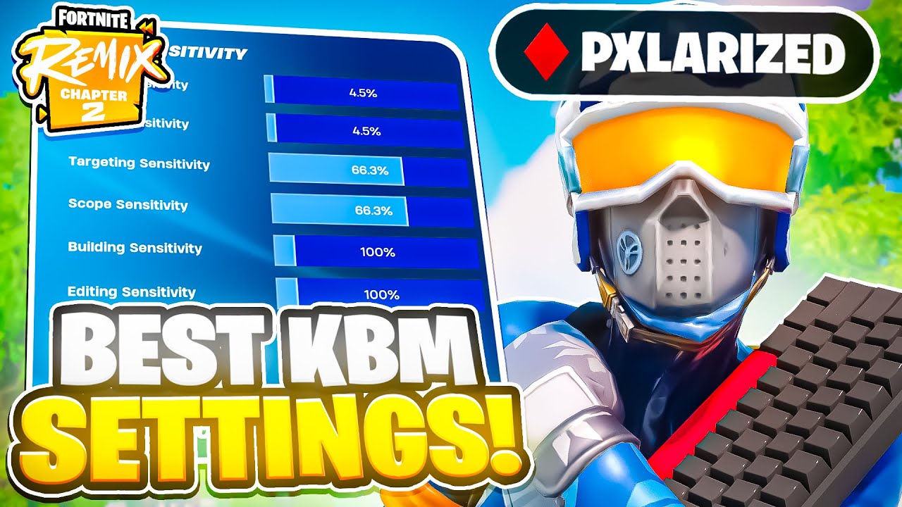 *NEW* Best Keyboard & Mouse SETTINGS For Fortnite Chapter 2! - YouTube