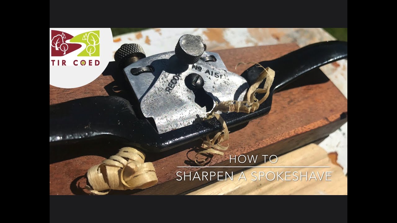 How to sharpen a spokeshave - YouTube