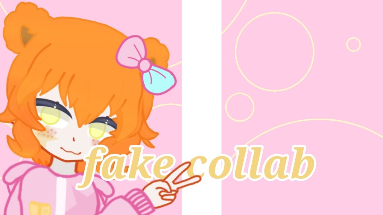 fake collab with me | gacha fake collab | read desc - YouTube