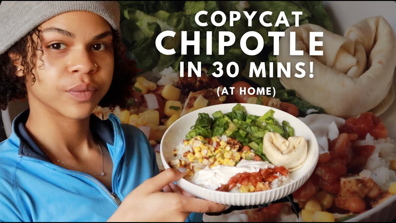 Chipotle at home in 30 minutes - YouTube