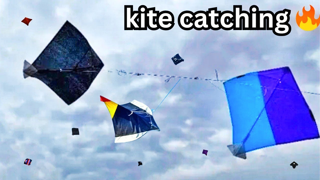 New trick to kite catch | kite catching | How to catch other kites ...