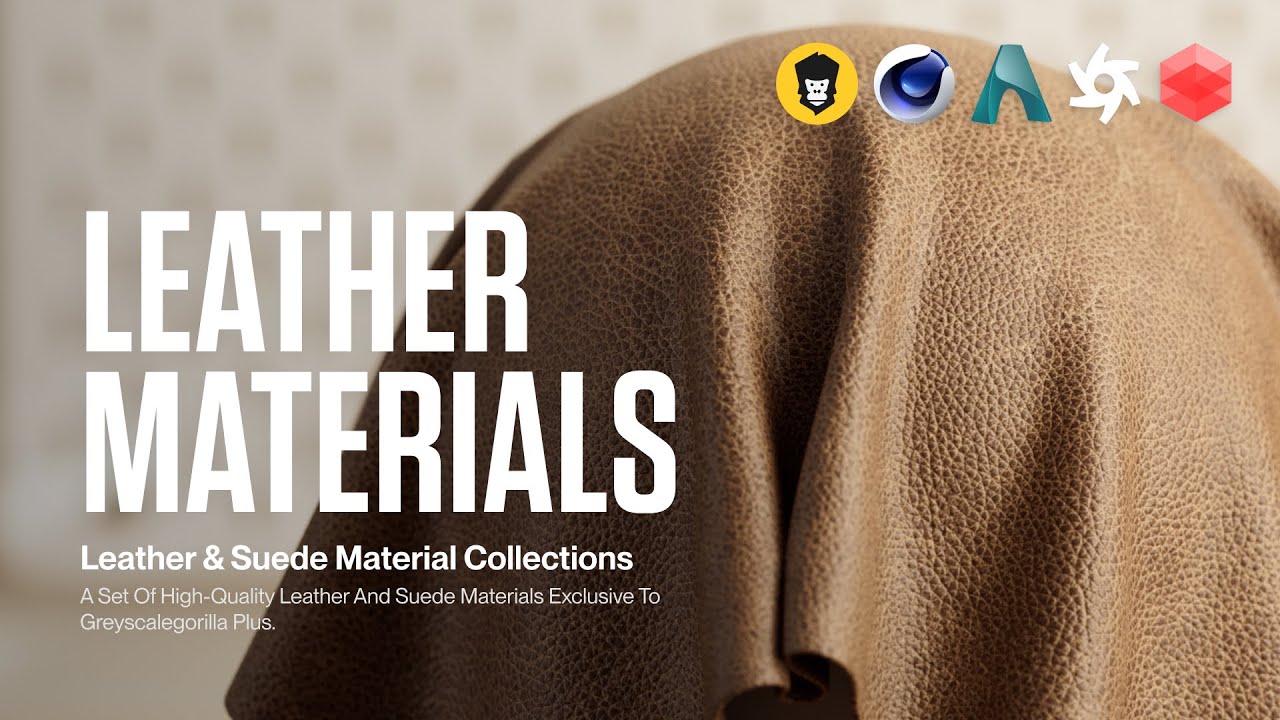 Leather Materials for 3D Renders | Streamline Your Workflow with ...