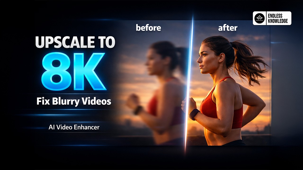 How to Upscale Any Low Quality Video to 8K with Free AI tool| The ...