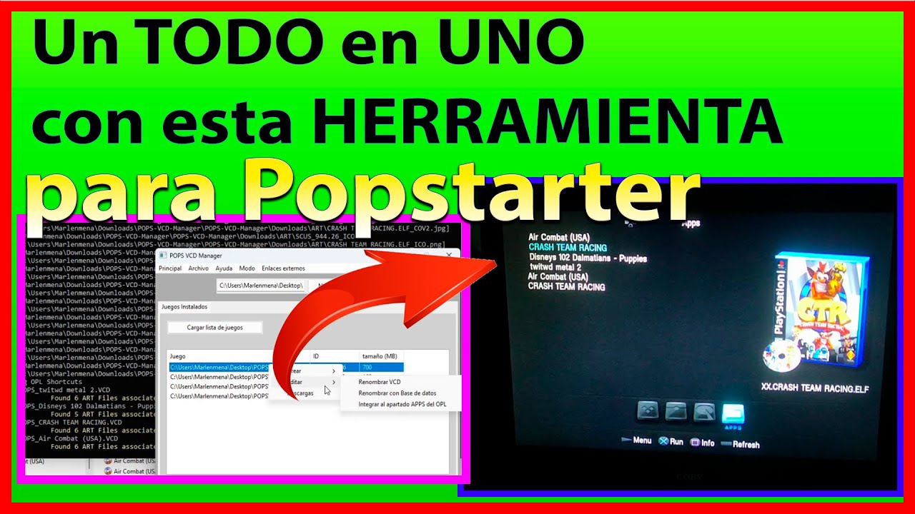 💥¡Descubre POPS VCD Manager: La Herramienta Definitiva para tus Juegos ...