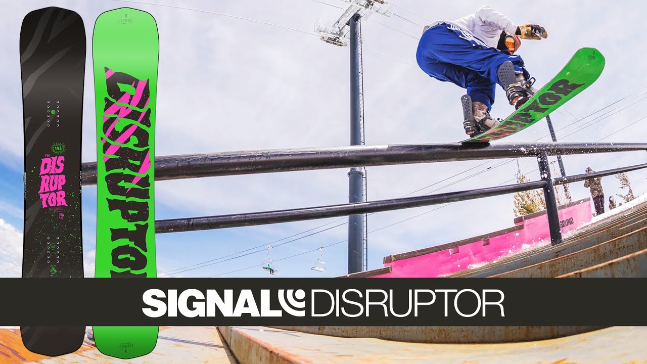 SIGNAL SNOWBOARDS DISRUPTOR 2020 - YouTube