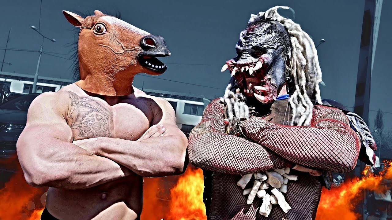Anabolic Horse VS Predator - YouTube