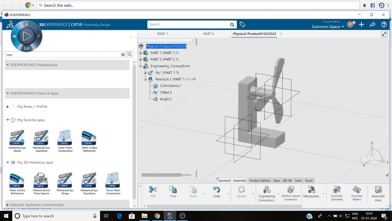 3DEXP ASSEMBLY PART3 - YouTube