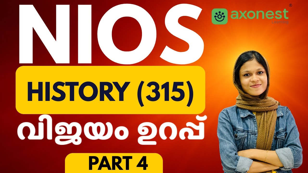 NIOS Class 12 History (315) | Most Important Questions & Topics for ...