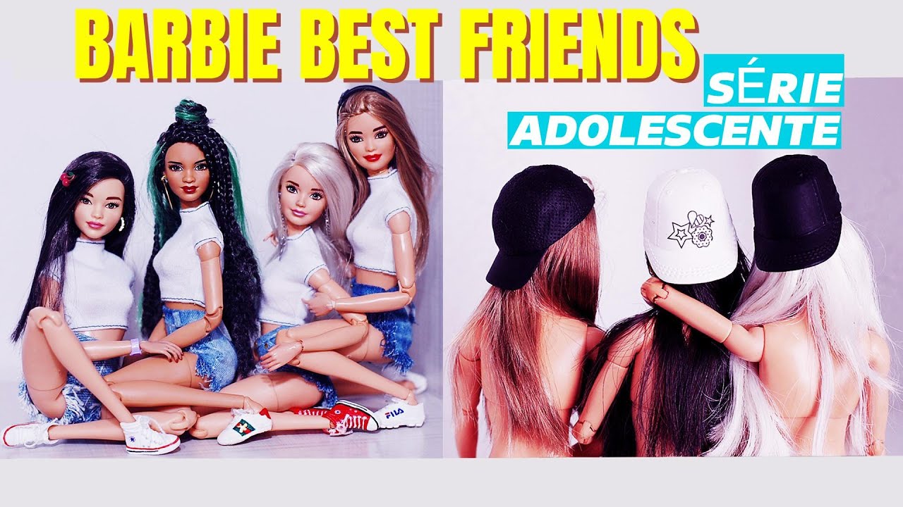 🎬 [ BARBIE BEST FRIENDS ] compilado episódios [ 1 ao 5 ] ♥ Barbie Teen ...