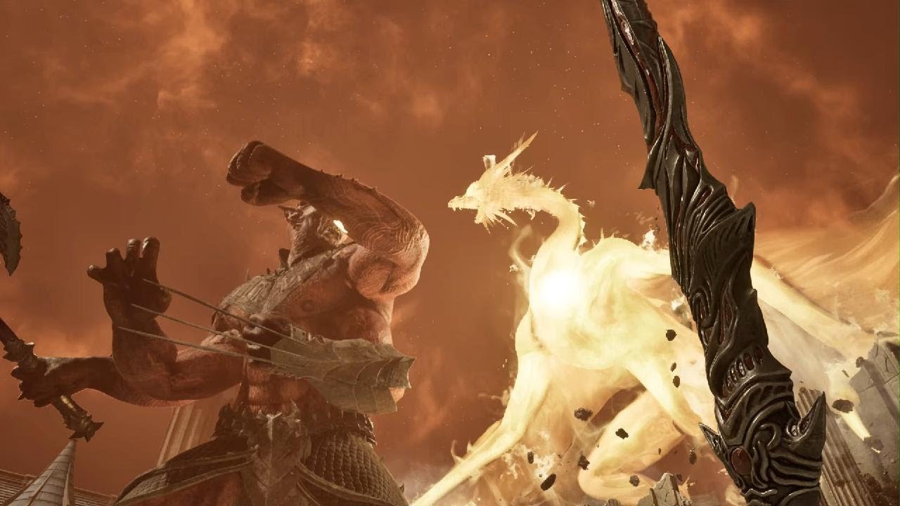 The Elder Scrolls IV: Oblivion Remastered Akatosh vs Mehrunes Dagon ...