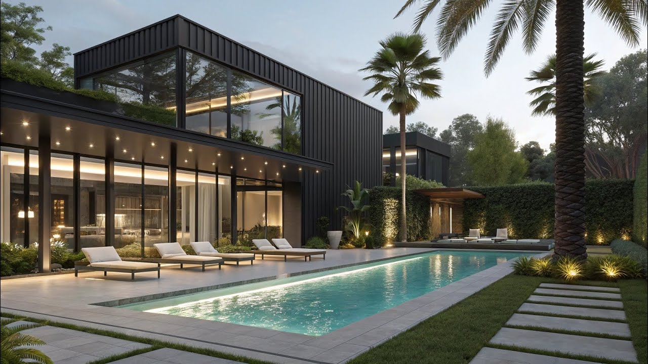 Ultra Modern Luxury🏡🪴 Villa 🌲with Swimming 🏊🌊 Pool | Contemporary🏡🪴 ...
