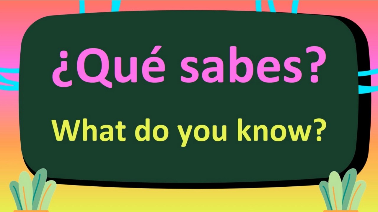 Learn 400+ Spanish WHO, WHAT, WHEN and WHERE Questions in UNDER 1 HOUR ...