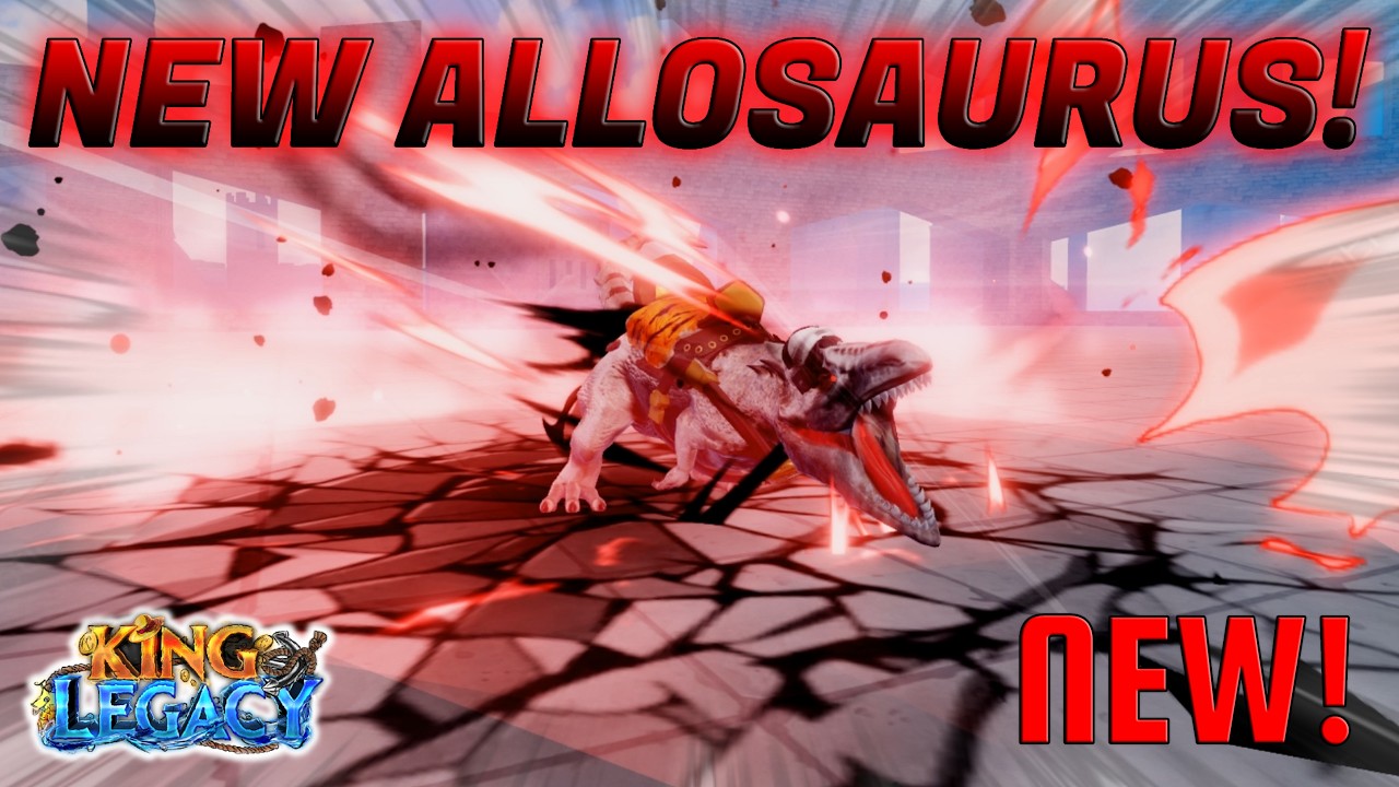 [SHOWCASE] Revamped ALLOSAURUS Fruit! | King Legacy [Update 10] - YouTube