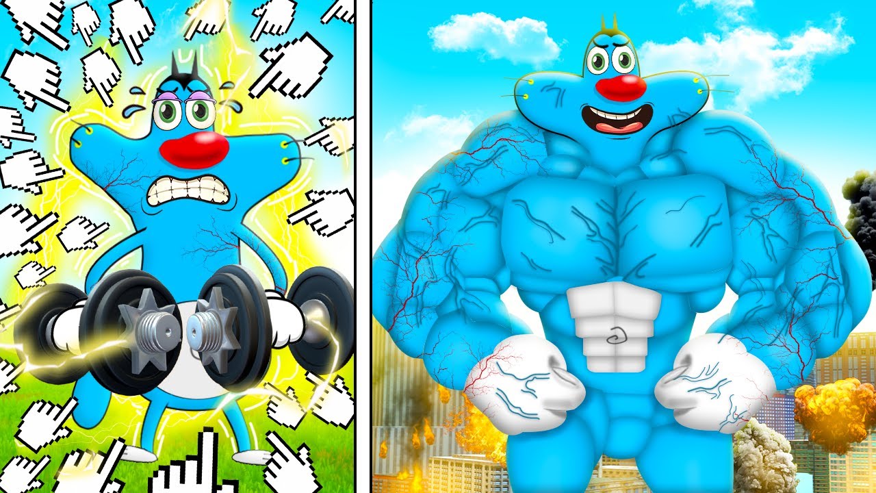 Roblox Muscle Clicker With Oggy And Jack | Rock Indian Gamer | - YouTube