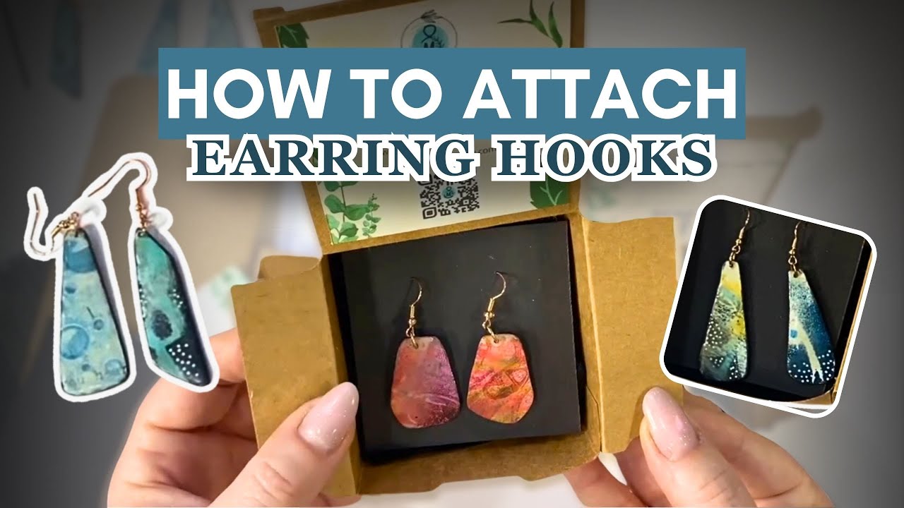 How to add earring hooks to your jewellery designs and how to package ...