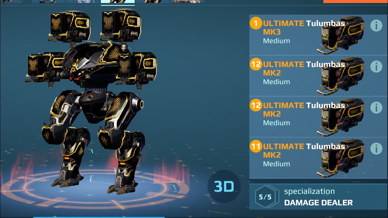 [WR]🔥BEST & STRONGEST LEECH BUILD IN WAR ROBOTS “teths counter” (War ...
