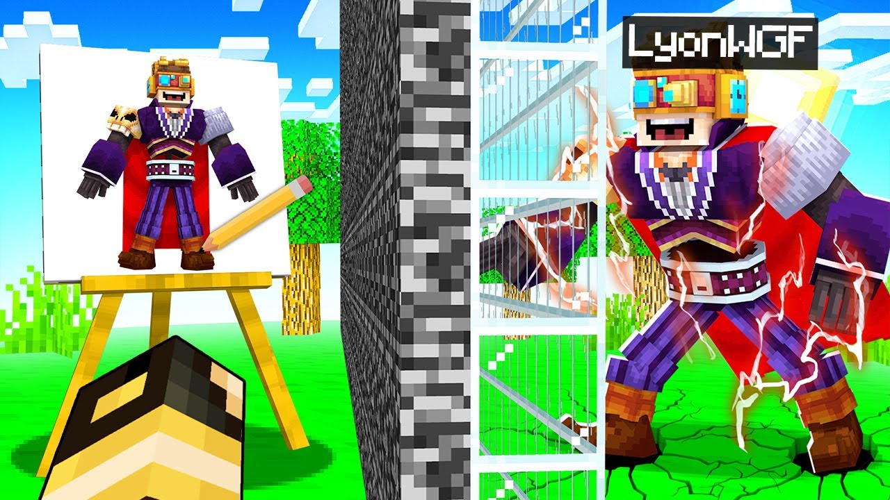 DISEGNO ROBLOX LYON PER CREARLO SU MINECRAFT! BATTAGLIA MOB!! - YouTube