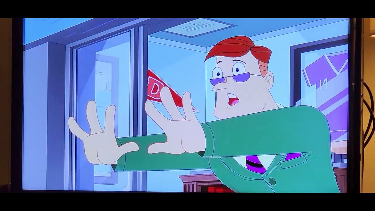 Roger Doofenshmirtz Crying Over an Ice Statue - YouTube