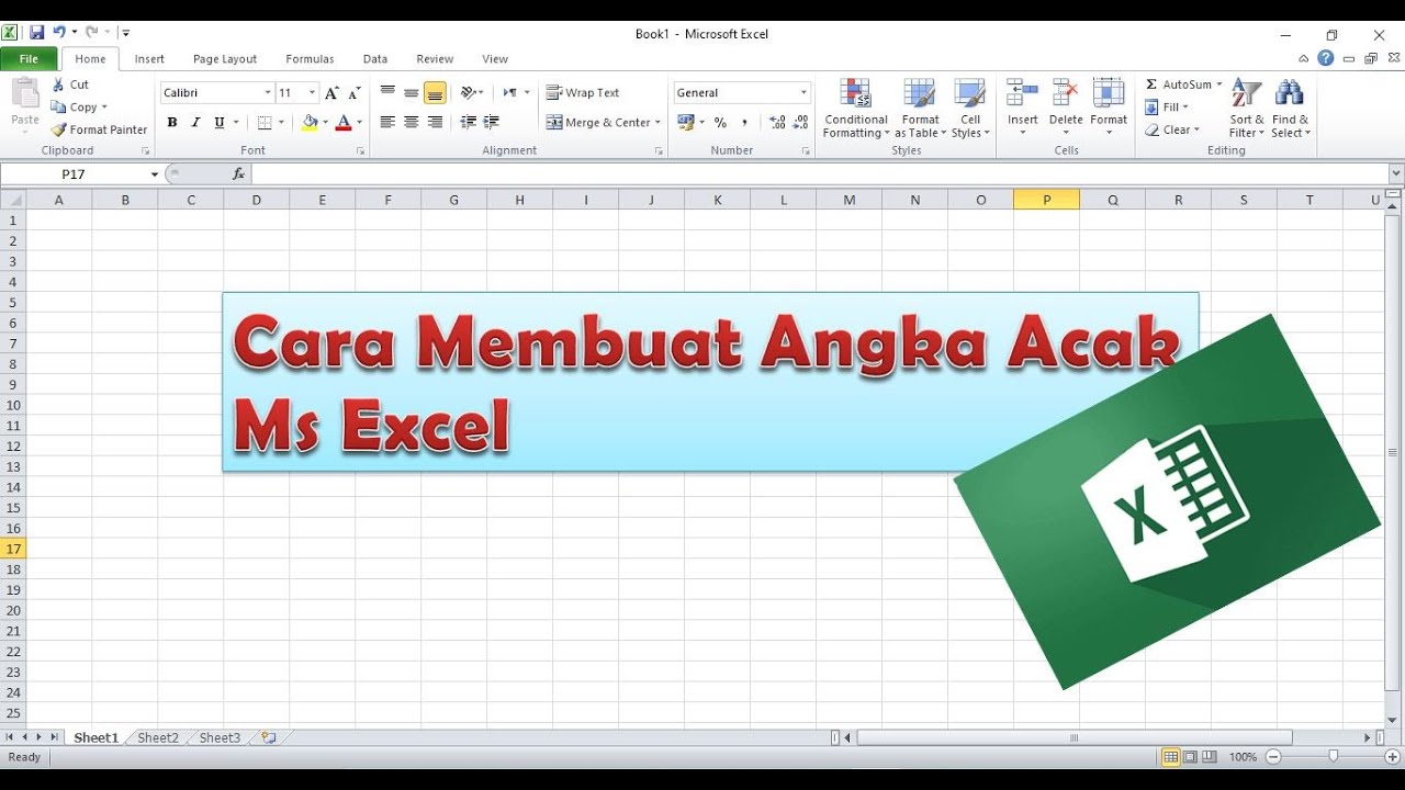Cara Membuat Angka Acak Excel - YouTube