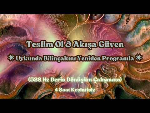 Ne Zaman Bırakırsan O Zaman Gelir | Teslim Ol & Akışa Güven | 528 Hz Bilinçaltı Programlama | 4 Saat