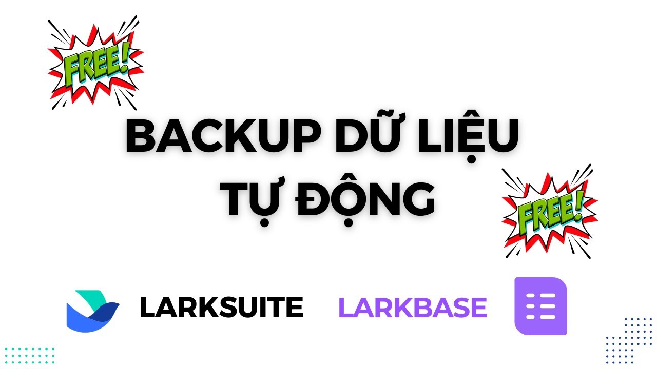 Hướng dẫn backup dữ liệu larkbase tự động khi bảng vượt quá 2k, 20k dòng - YouTube