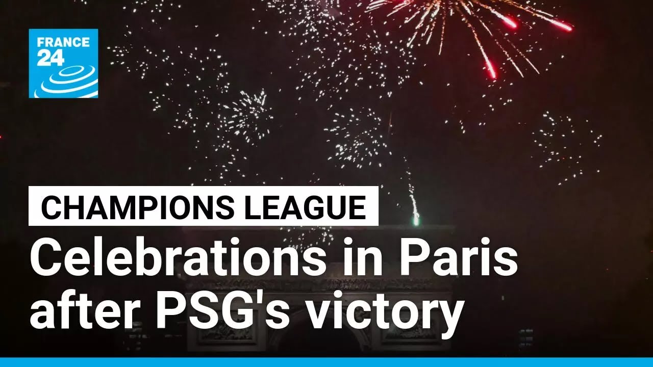 Celebrations sweep Paris as PSG wins first Champions League title ...