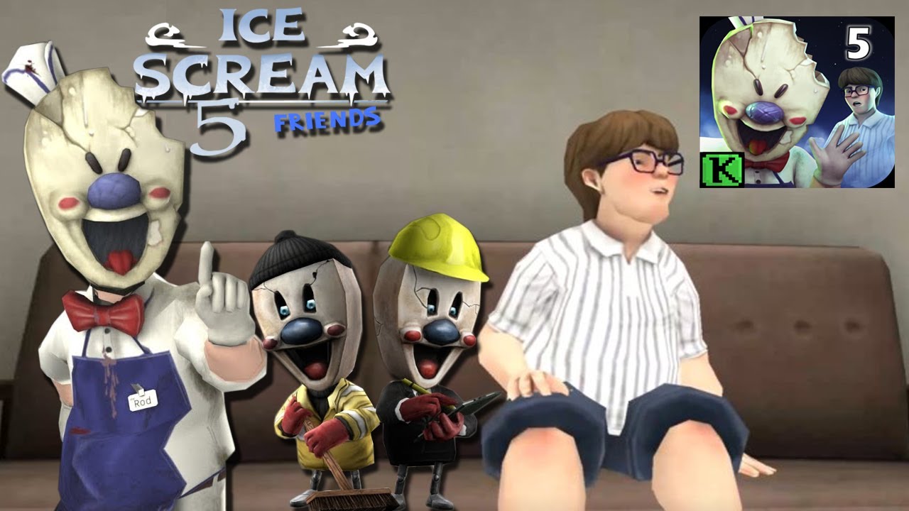 Ice Scream 5 Friends - Full Gameplay - (Android,IOs) New Horror Game ...