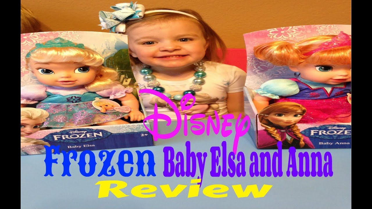 Disney Frozen Elsa and Anna Baby Doll Review - YouTube