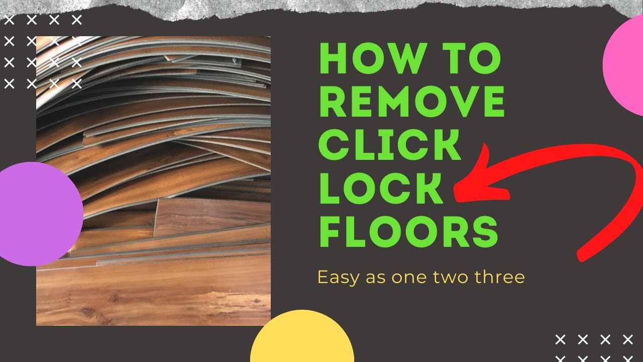 How To Remove Click Lock Floors YouTube How To Remove Click Lock Floors YouTube