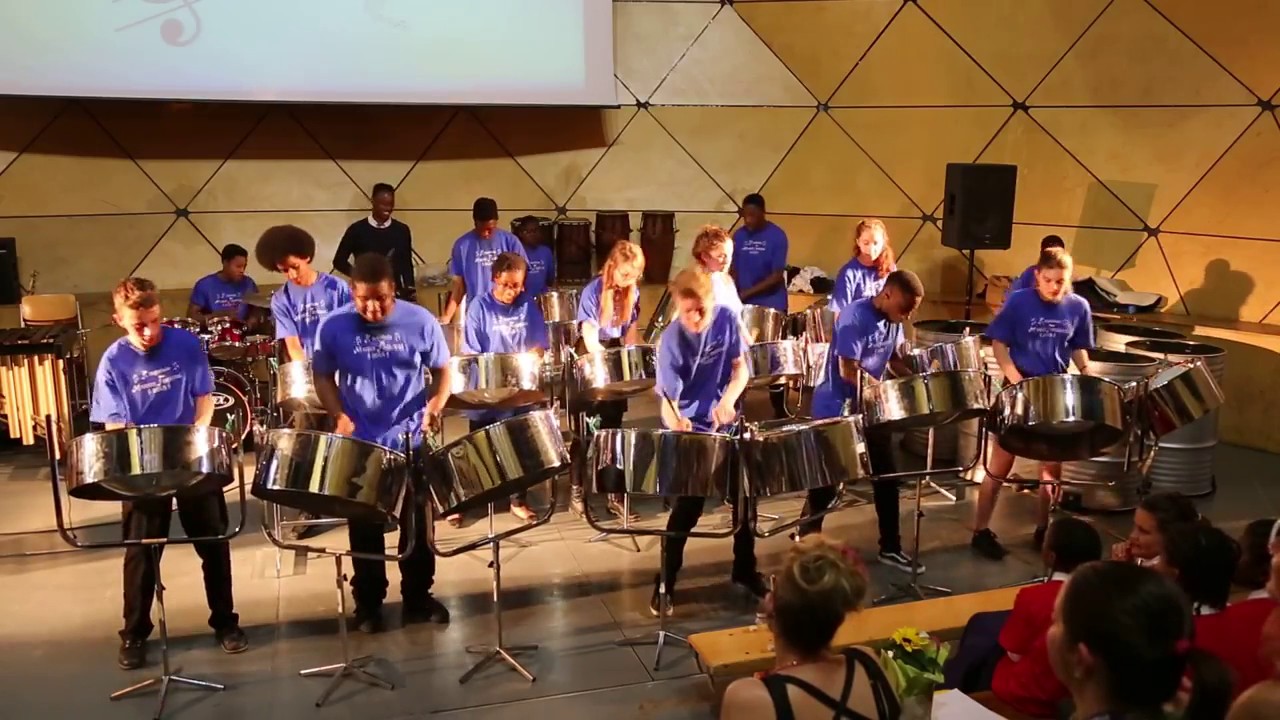 Kingsdale Foundation School Steel Pans Ah Feelin' Arr Marlon Hibbert - YouTube