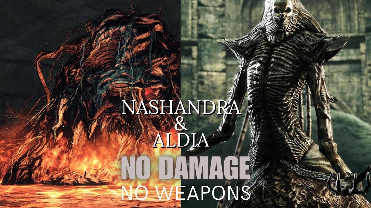 Dark Souls 2 - Nashandra & Aldia No Damage - YouTube